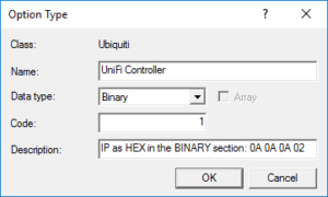 Adopting Remote UniFi Devices with Windows Server DHCP – itramblings